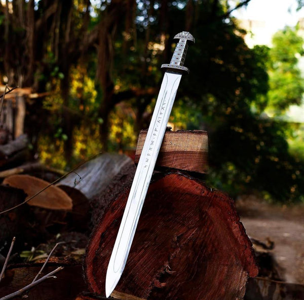 Handcrafted Viking Sword Of Kings, Ragnar Lothbrok Sword – Damascus Kings