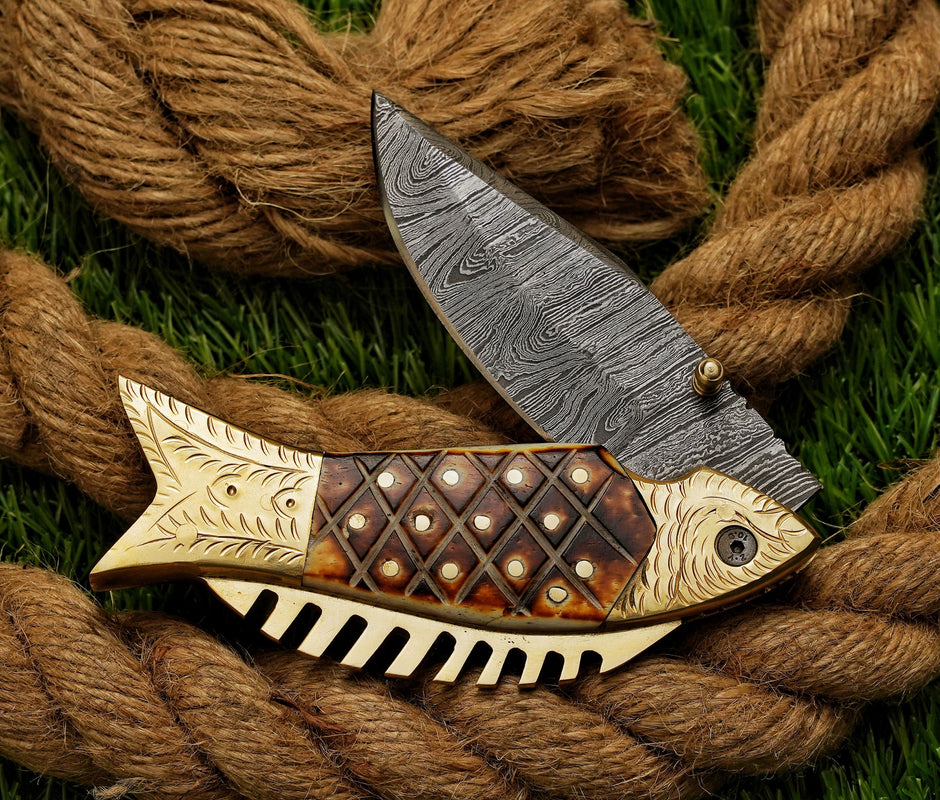 Damascus Folding Knives | Shop Damascus Folding Knife Now – Damascus Kings